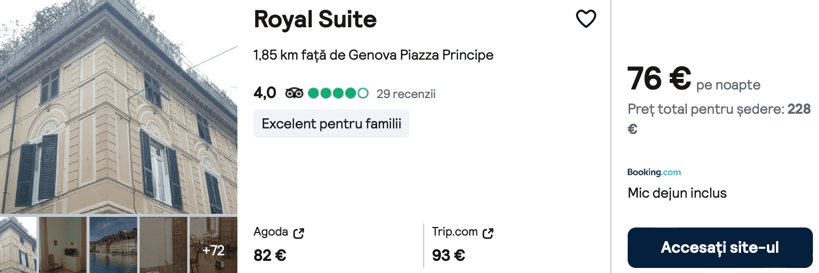 Vacanță ieftină în GENOVA și PORTOFINO 164€ zbor și cazare, 3 zile